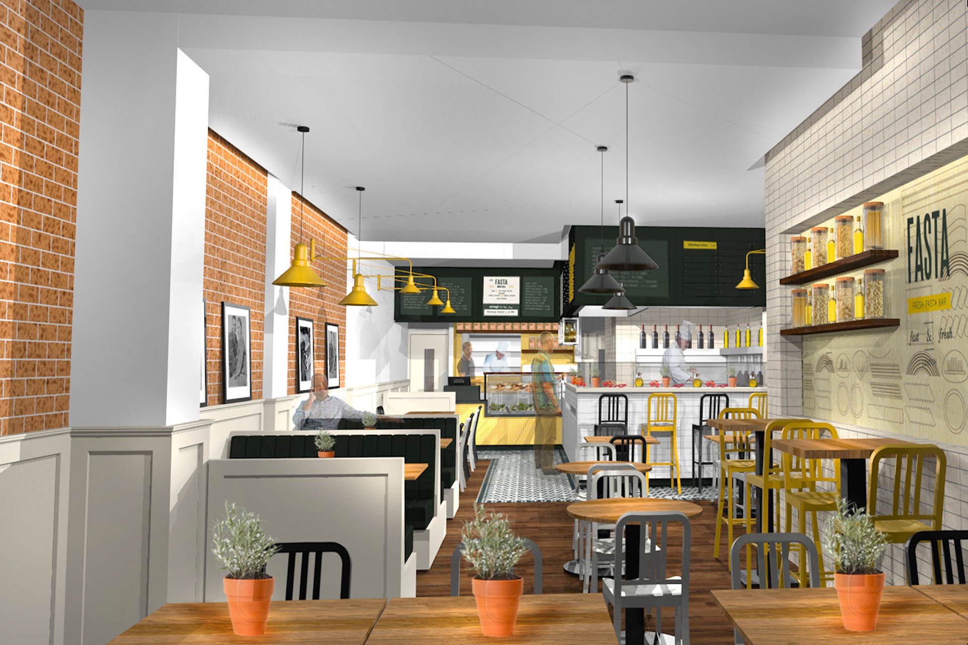 Fasta Pasta Muswell Hill partner Q&A Interior Designers in London