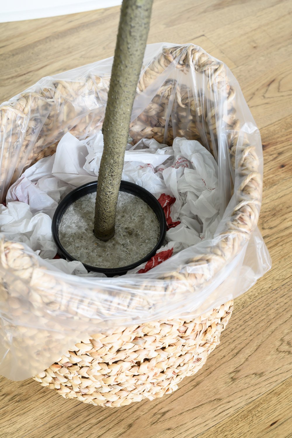 DIY Faux Fiddle Leaf Fig Tree