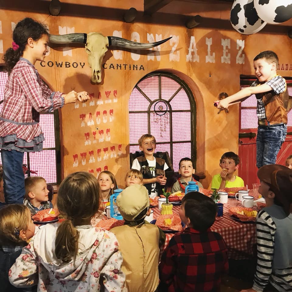 Wild West Adventure Play Village for children