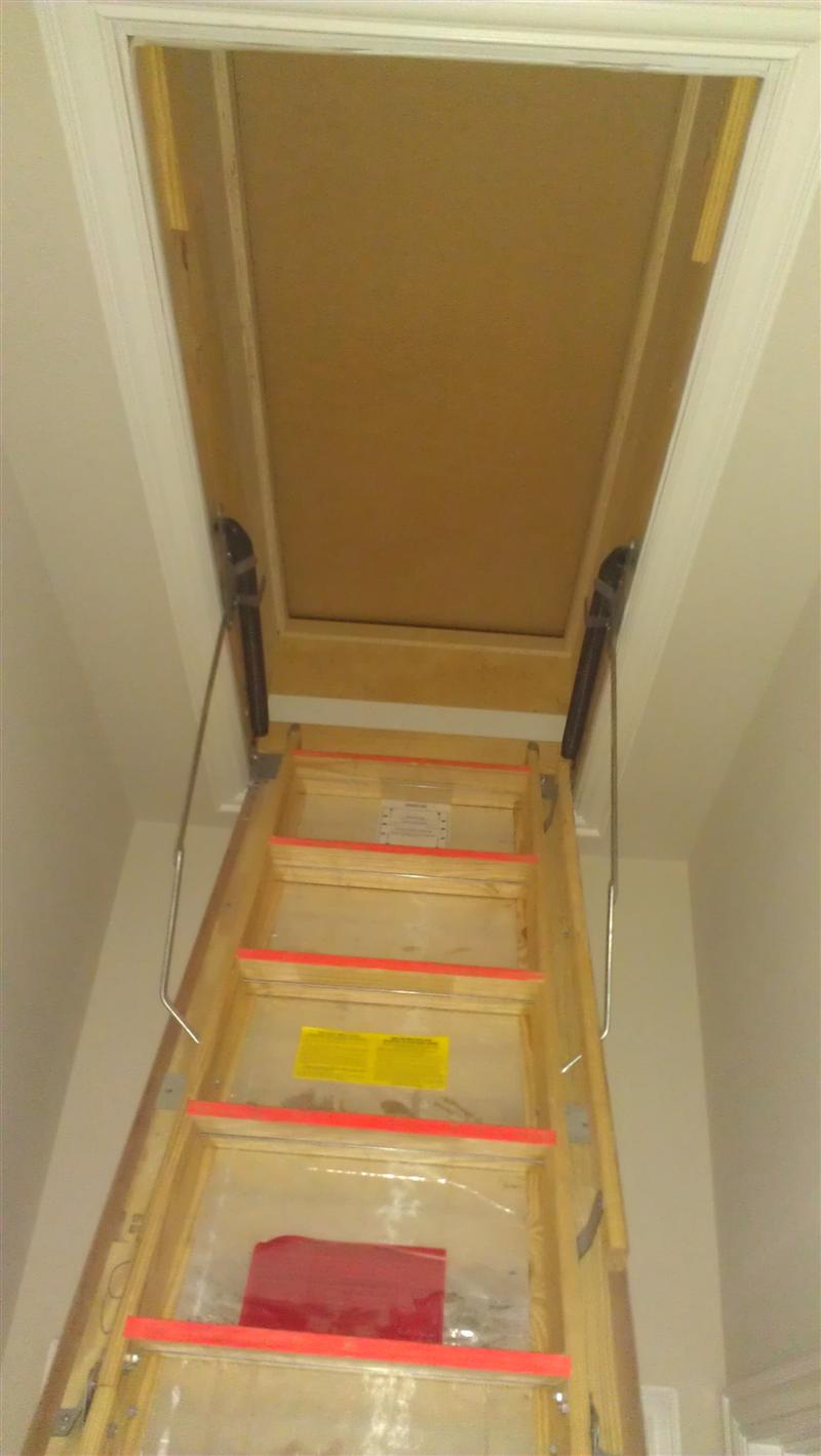 Insulated Attic Door saves heating and cooling dollars