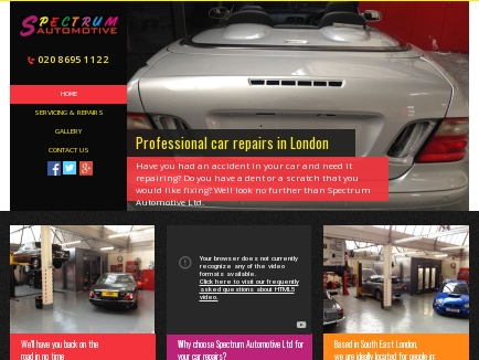 Spectrum Automotive Ltd - Professional car repairs - South East London