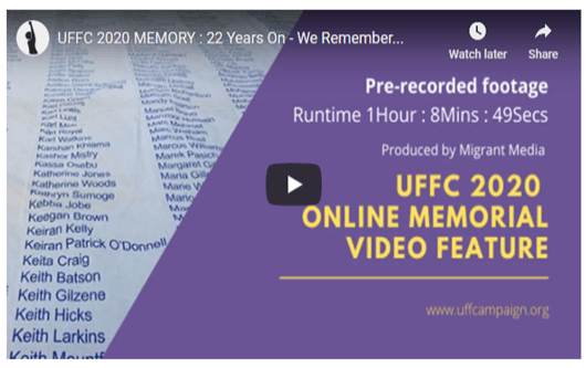 UFFC Rally : National Memorial Family Fund