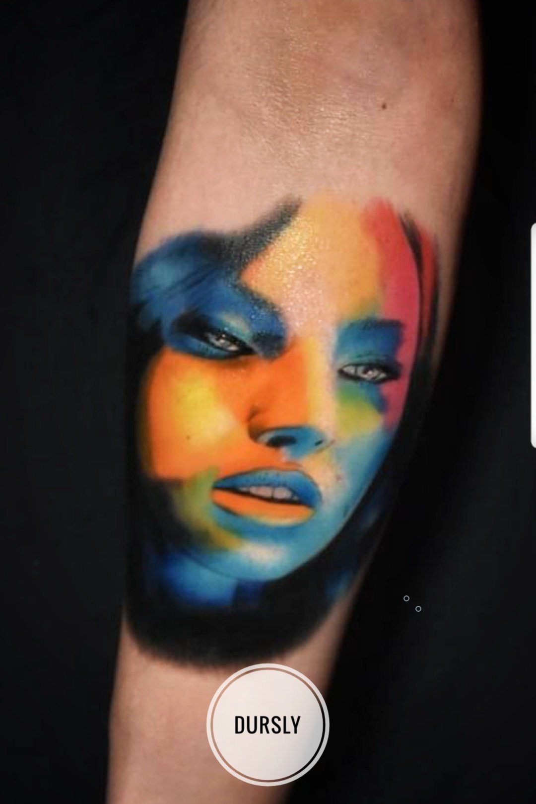 "full colour black and grey realistic tattoo" | Dursly