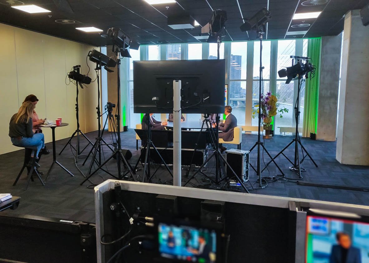 Livestream studio The Hague