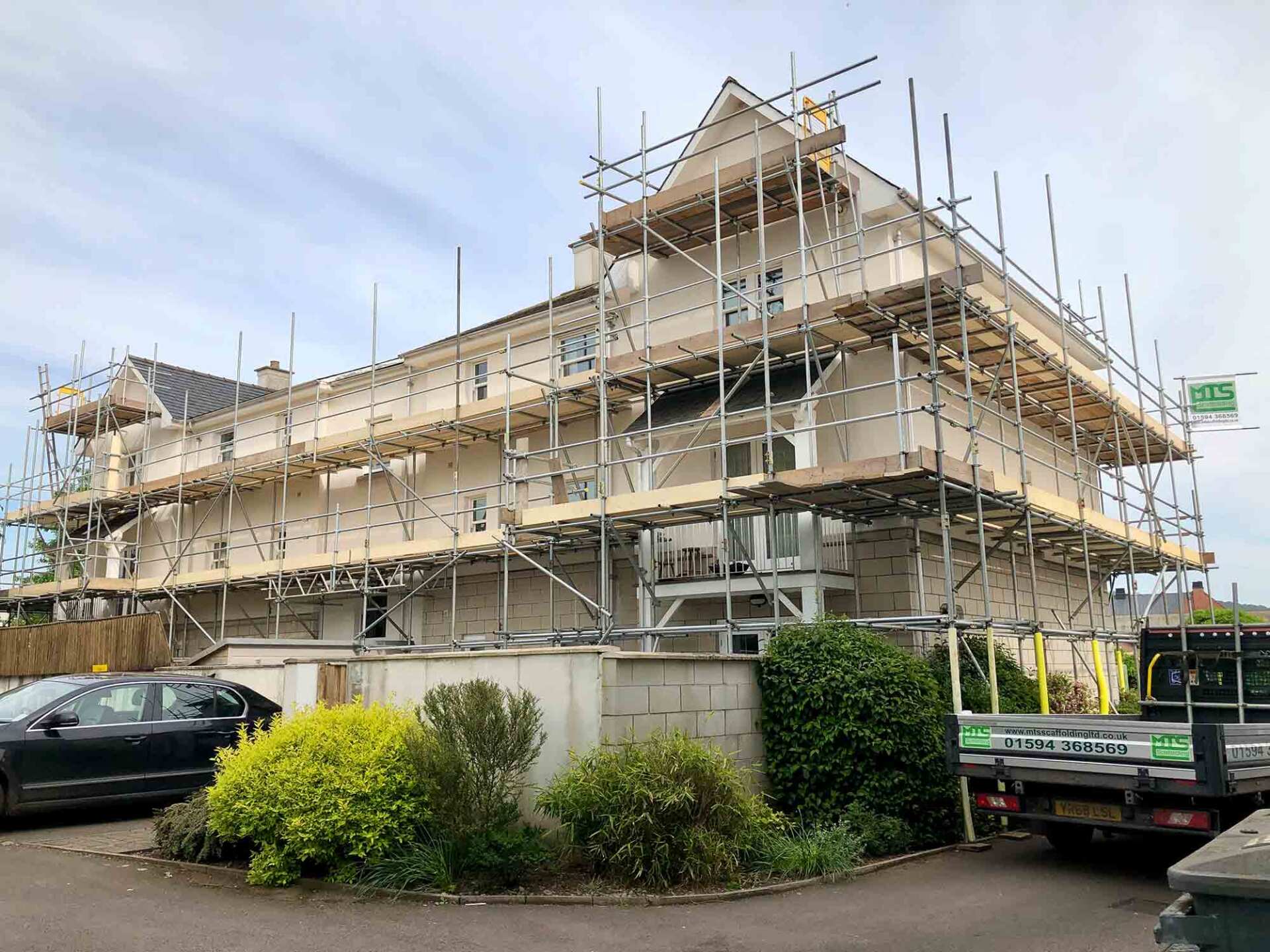 Domestic Construction Scaffolding | MTS Scaffolding Ltd