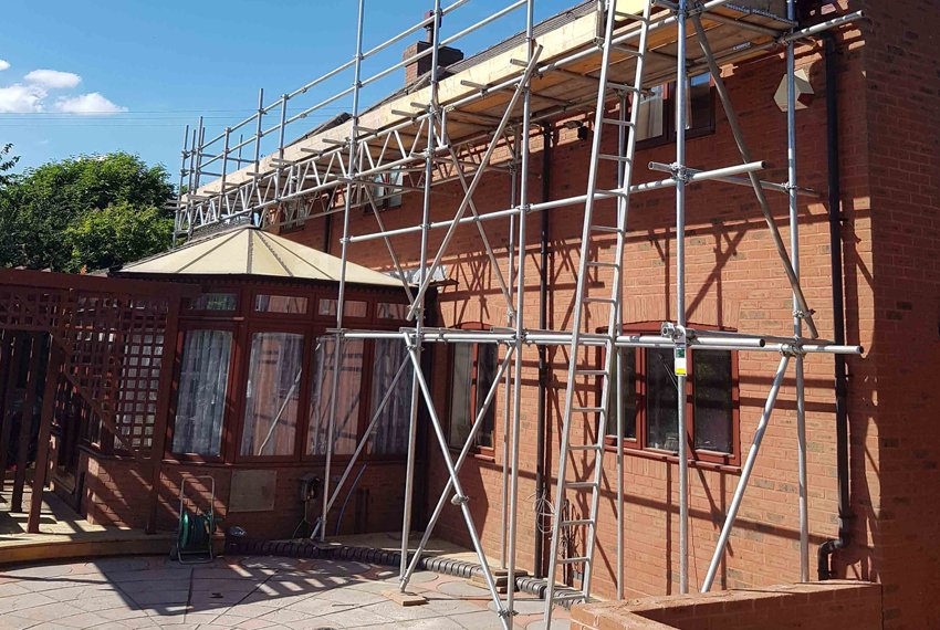 Domestic Construction Scaffolding | MTS Scaffolding Ltd