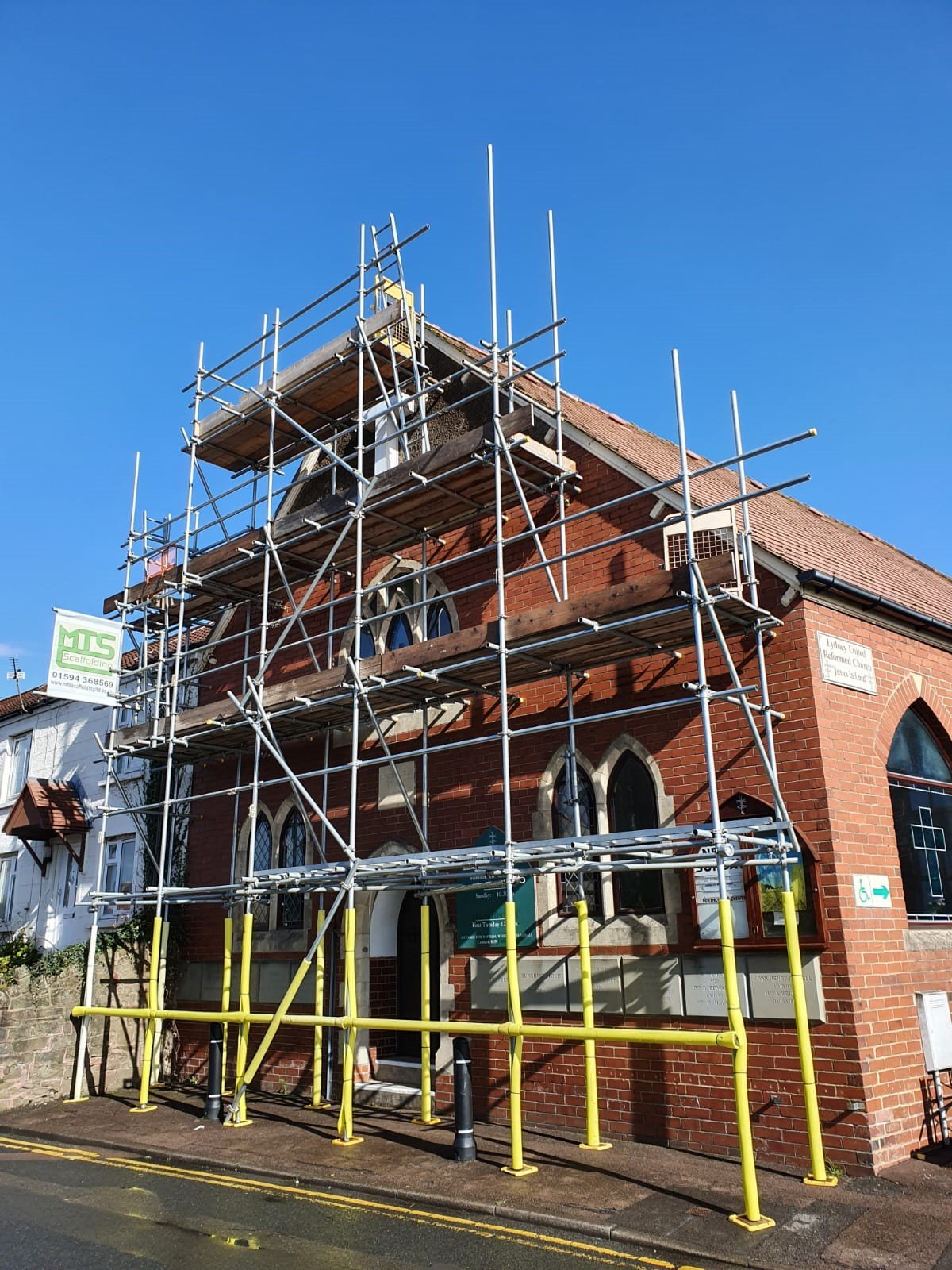 Scaffolding for Heritage Building | MTS Scaffolding Ltd