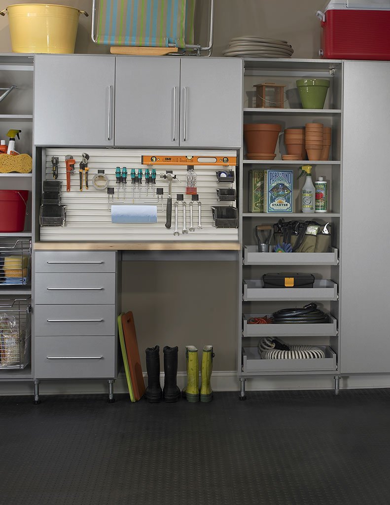Custom Garages | Garage Cabinets, Garage Organizers, Workbenches ...