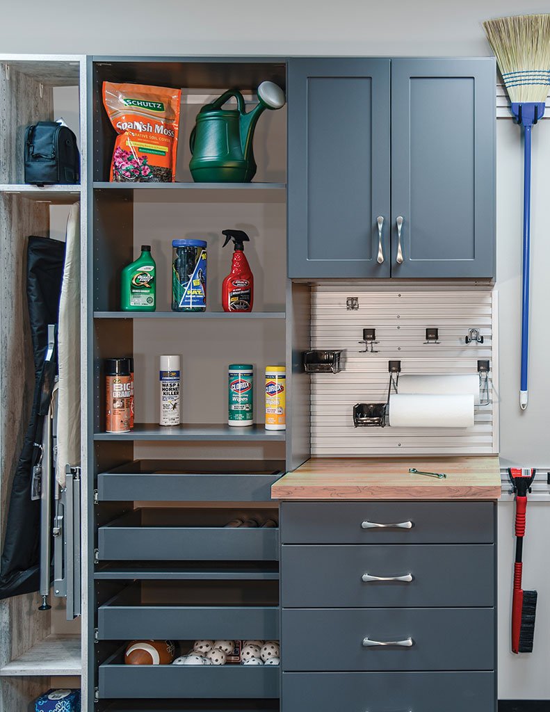 Custom Garages | Garage Cabinets, Garage Organizers, Workbenches ...