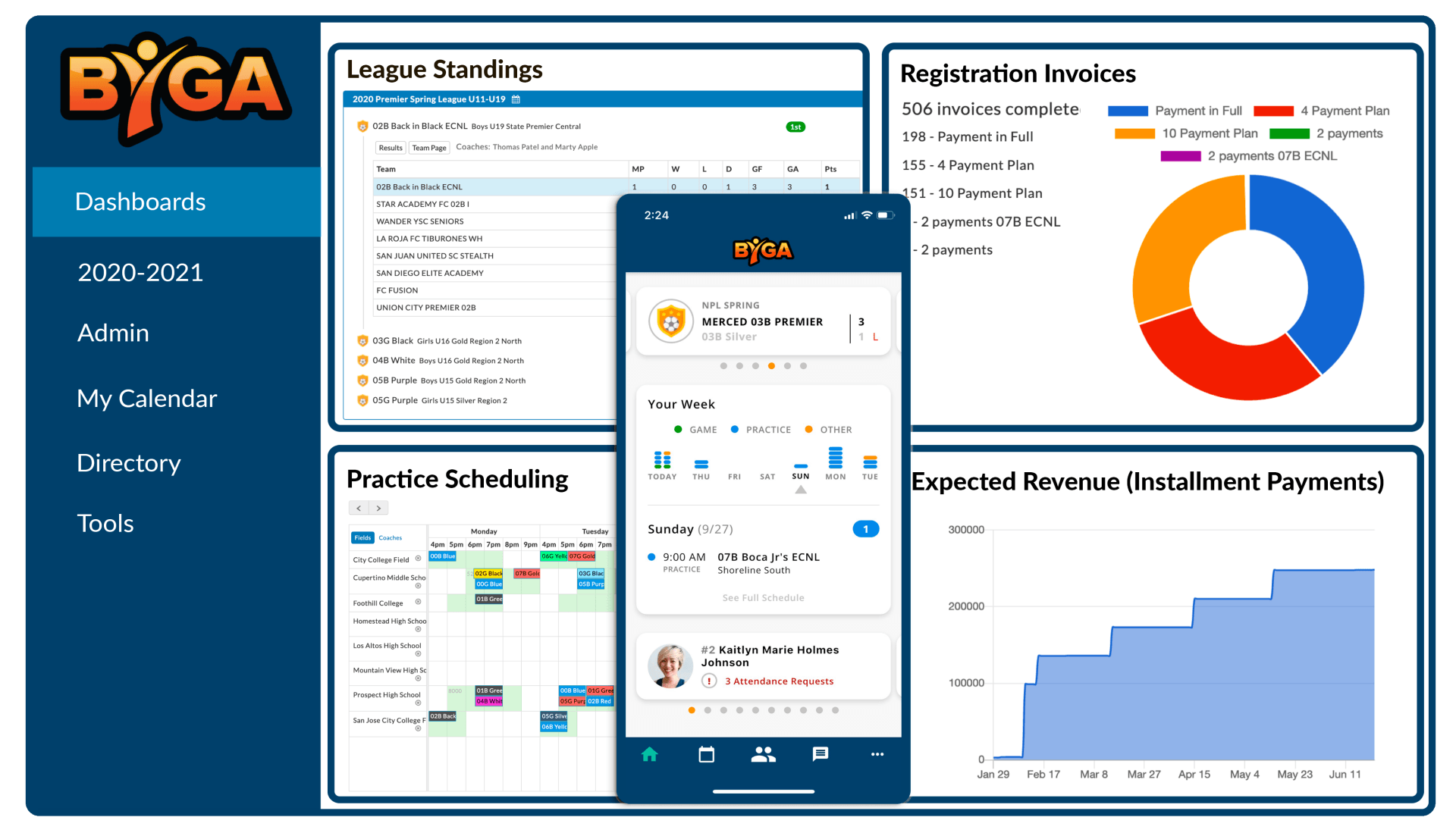 BYGA: The Complete App for Managing Youth Sports Clubs