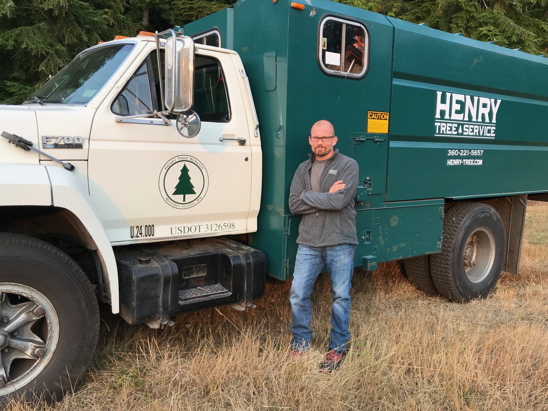Henry Tree Service Photo Gallery of activities on Whidbey Island, WA