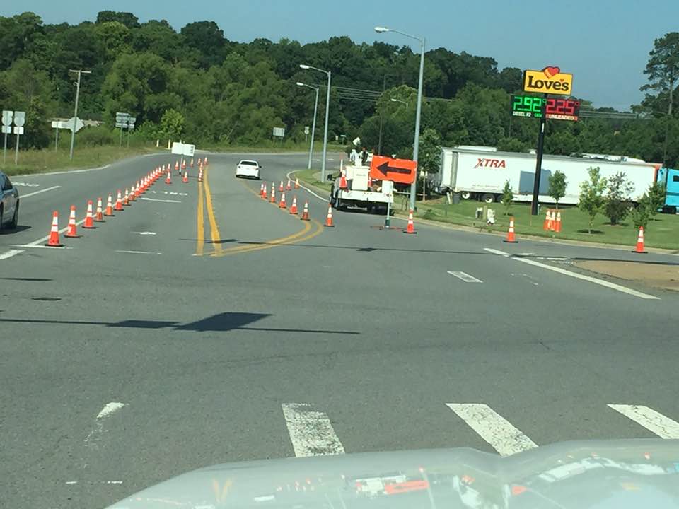 Lane & Road Closure Service | Arkansas Sign & Barricade