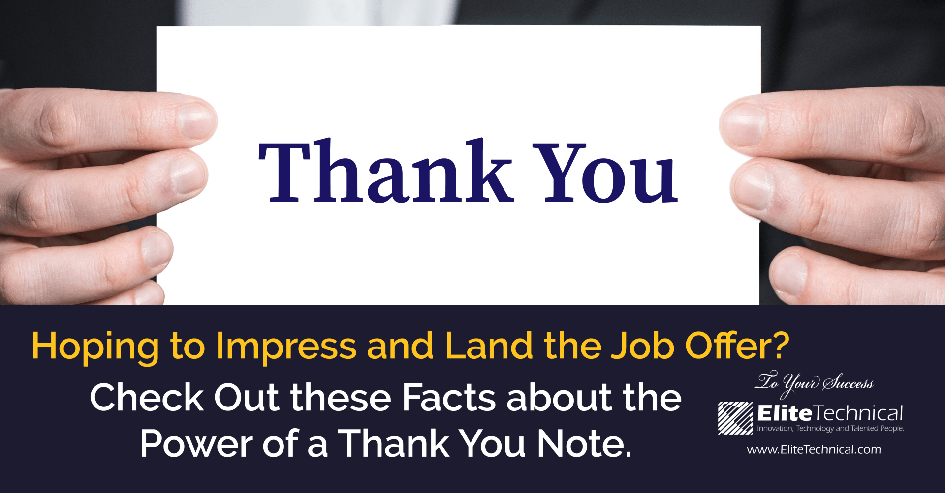 A Simple Thank You Note May Influence Hiring Decisions