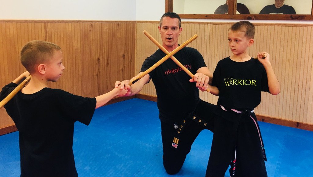 Ninja Warrior 9 and 10 Year Old Classes. Ninja Training with Real ...