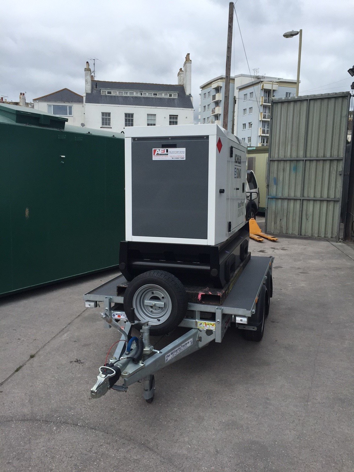 Generator hire services all over the UK