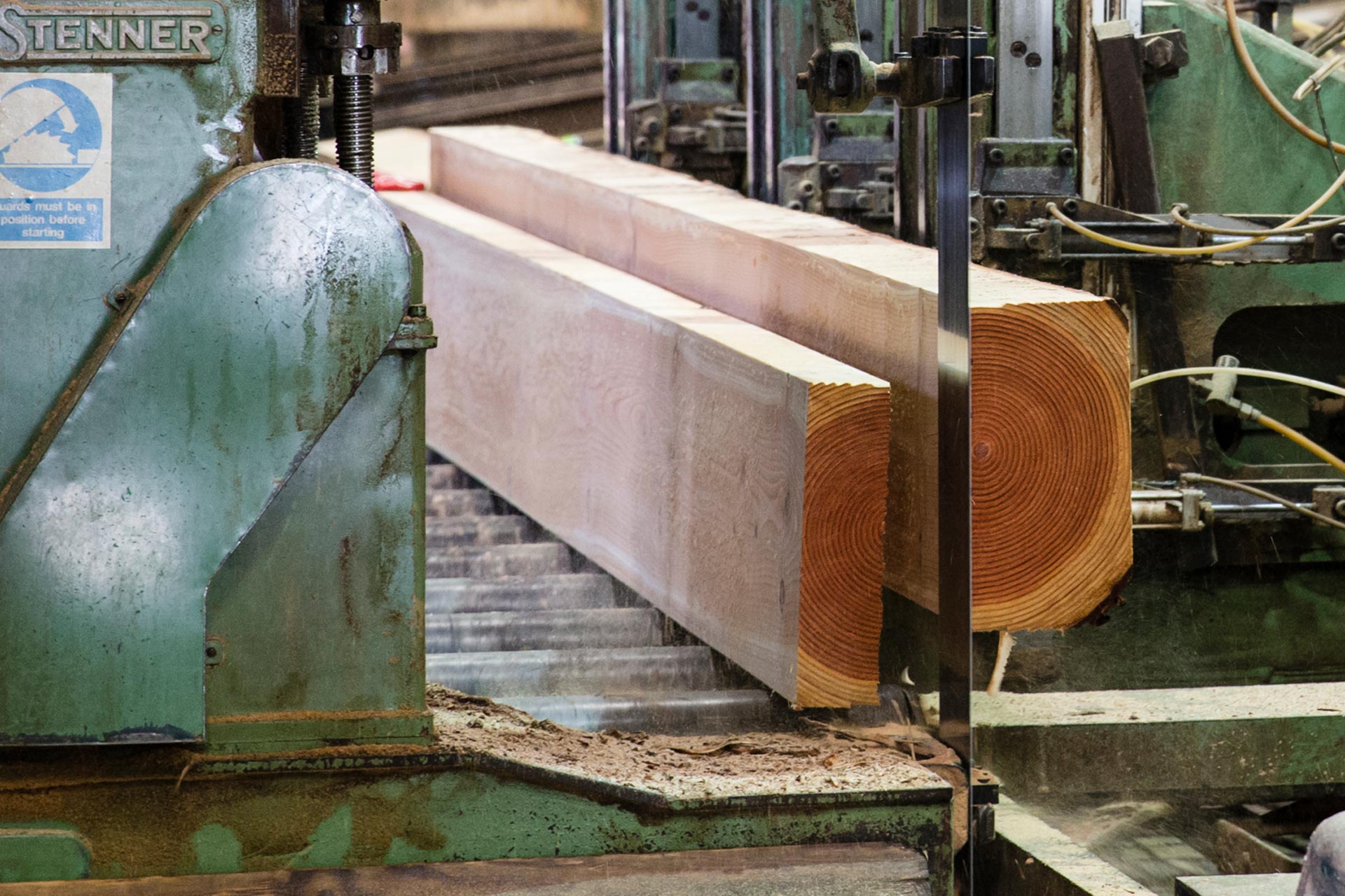 Timber merchants at A Hingley and Son (Timber) Ltd