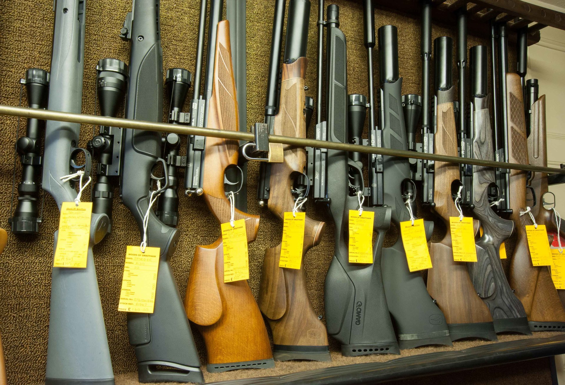 A trustworthy rifle seller at Woods of Swaffham