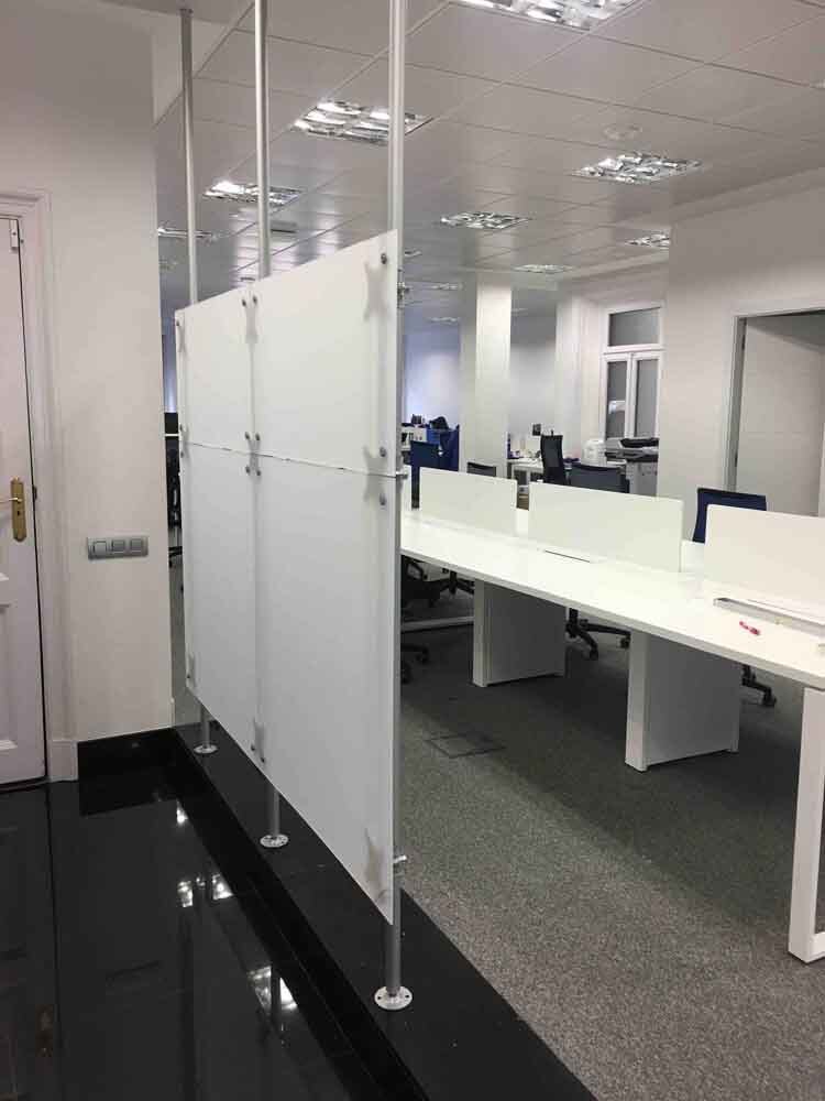 Mobile partition walls: linear and curved modular walls