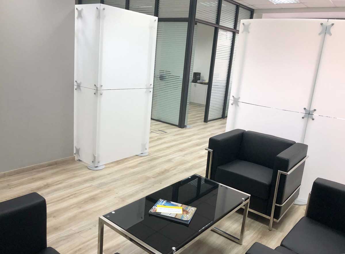 Movable partition walls: the solution for creating waiting rooms
