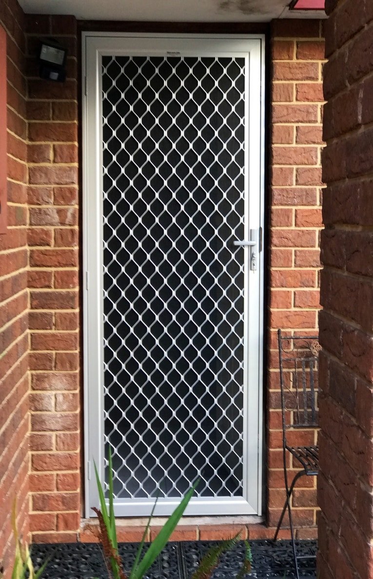 Hinged SecureGrille Aluminium Diamond Grille Security Doors