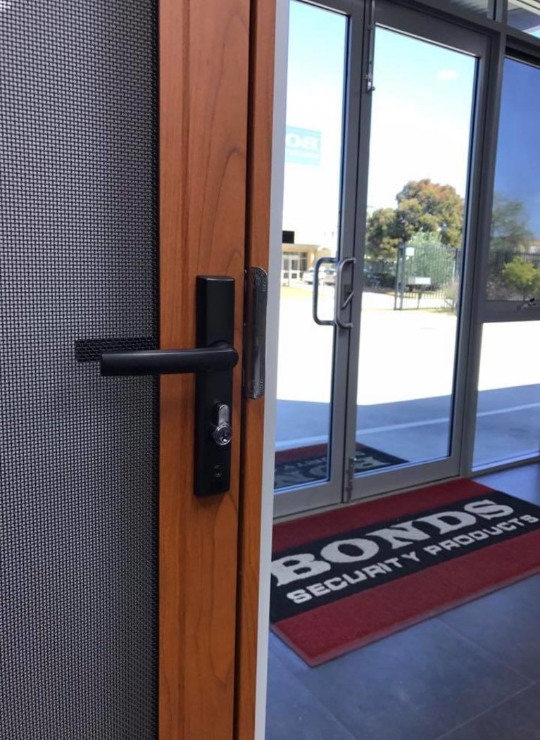 Hinged PROMESH Stainless Steel Mesh Security Door