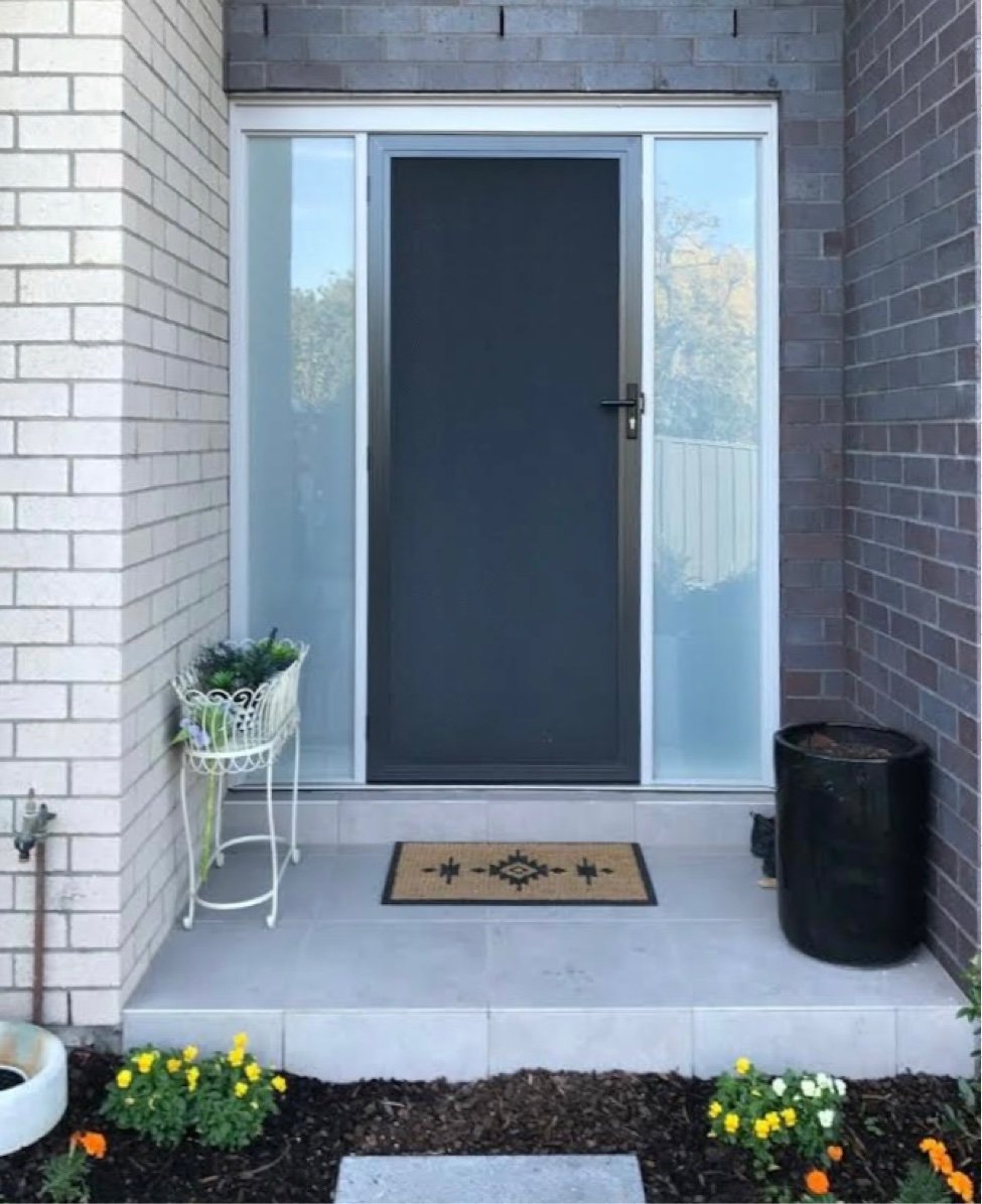 Hinged SecureShield® Perforated Aluminium Security Doors