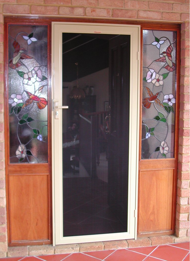 Hinged PROMESH316 Marine Grade 316 Stainless Steel Mesh Security Door
