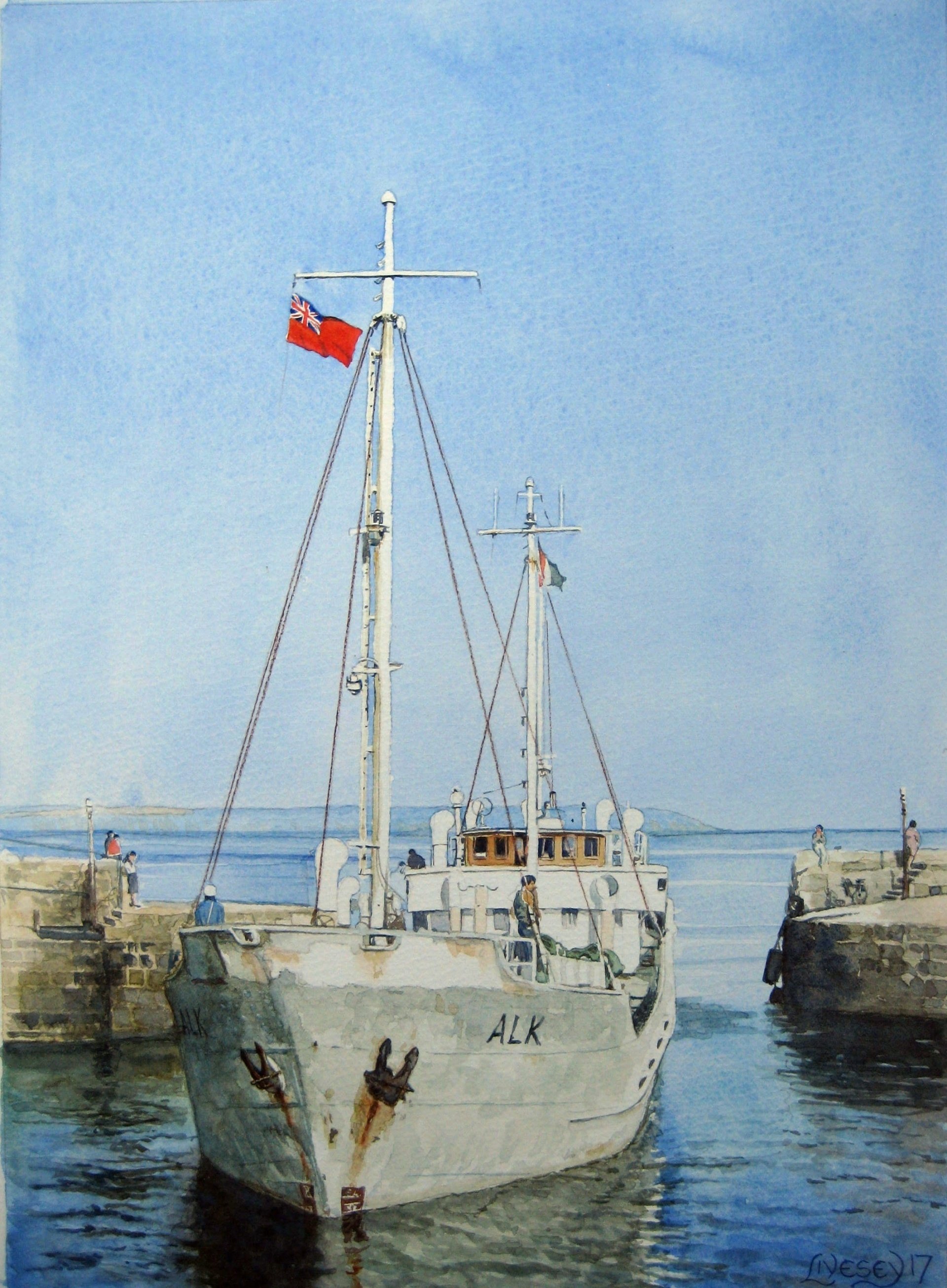 Watercolour painting Stage by Stage