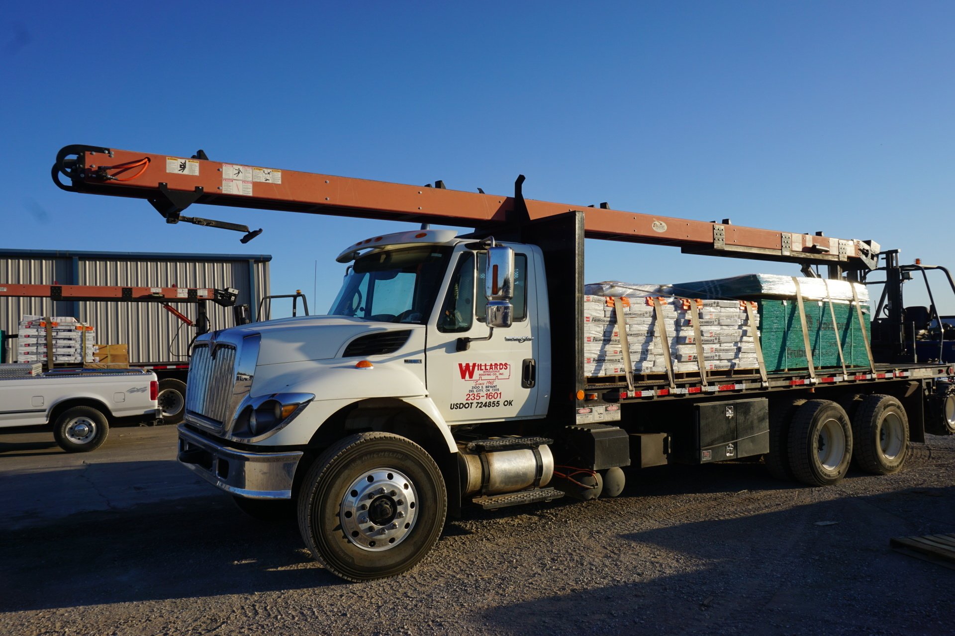 Roofing Material Delivery | Del City, OK | Willard's Wholesale Roofing ...