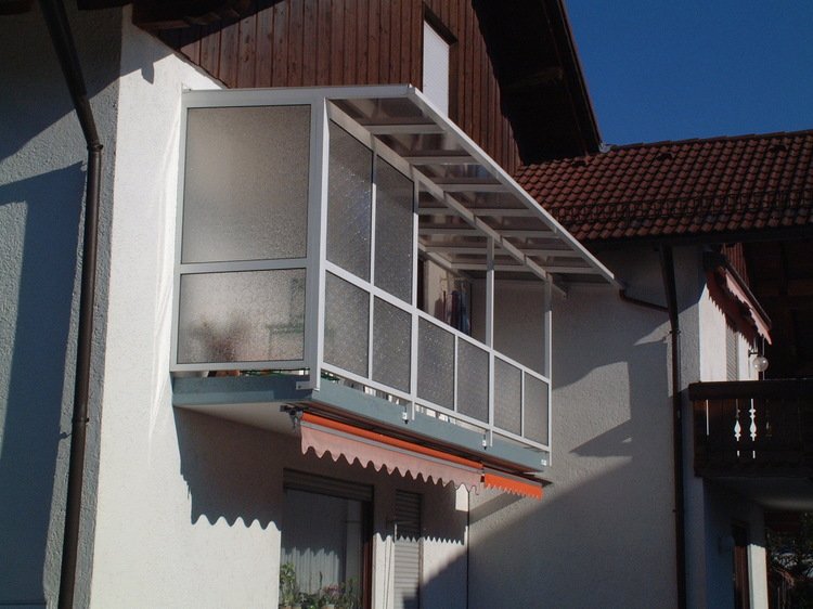 Balkonüberdachung in Garching bei München I Stefan Lutz