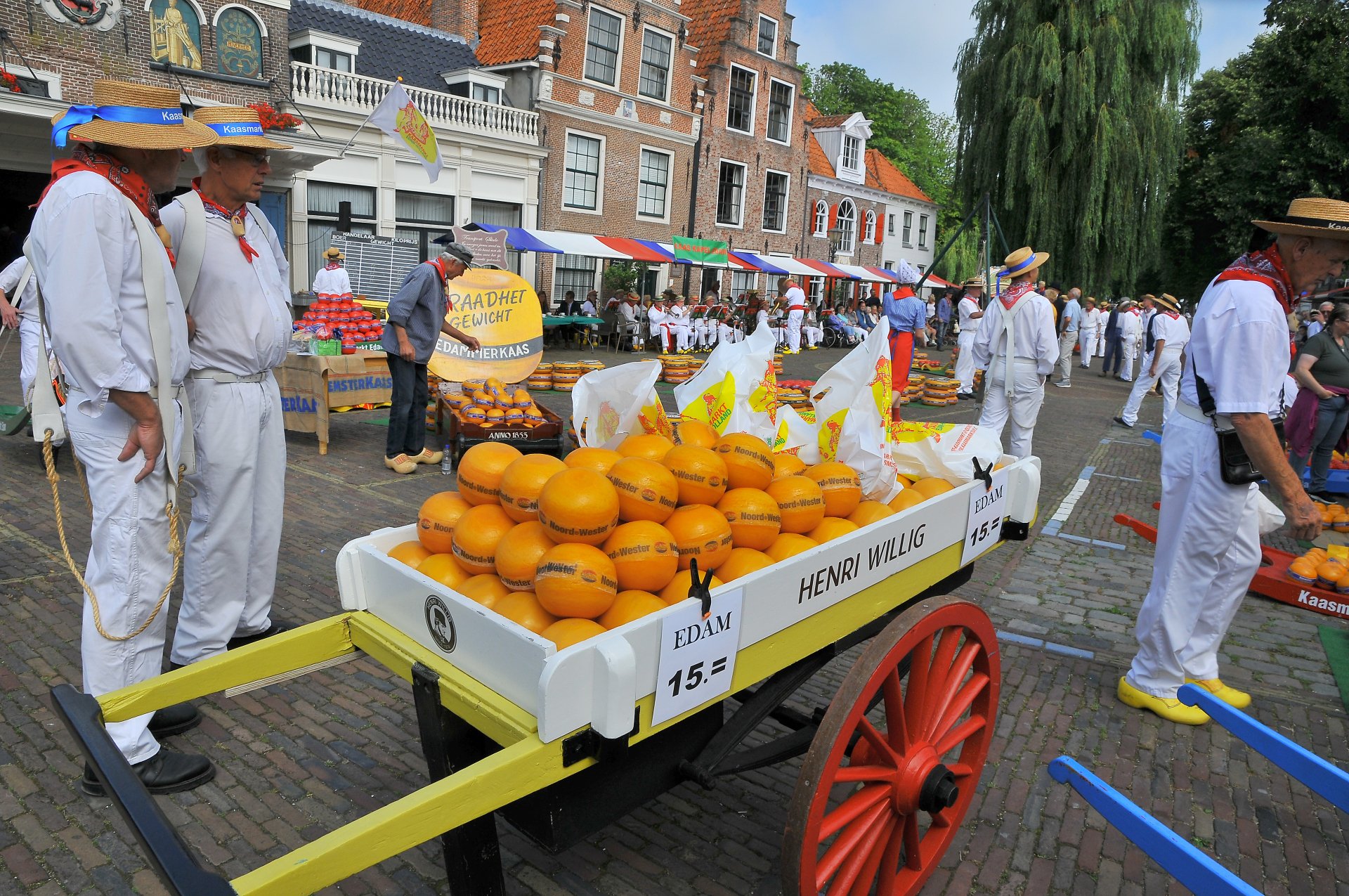 De geschiedenis van de kaasmarkt - het verleden en het heden.