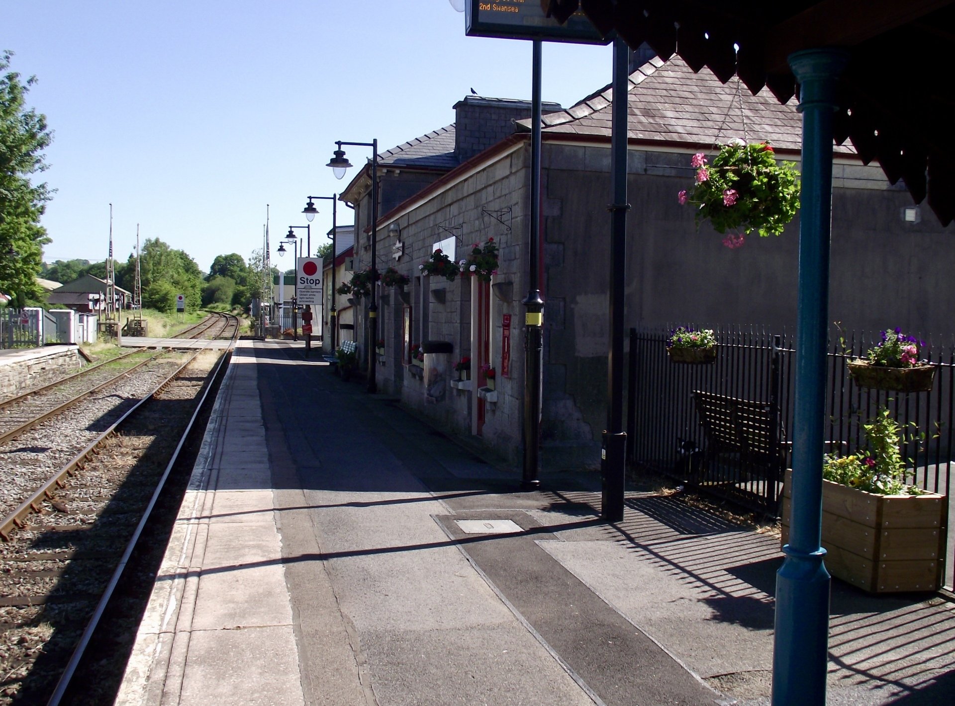 A spectacular rural railway between Swansea and Shrewsbury.