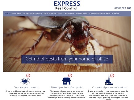 Commercial pest control services in Oswestry | Express Pest Control
