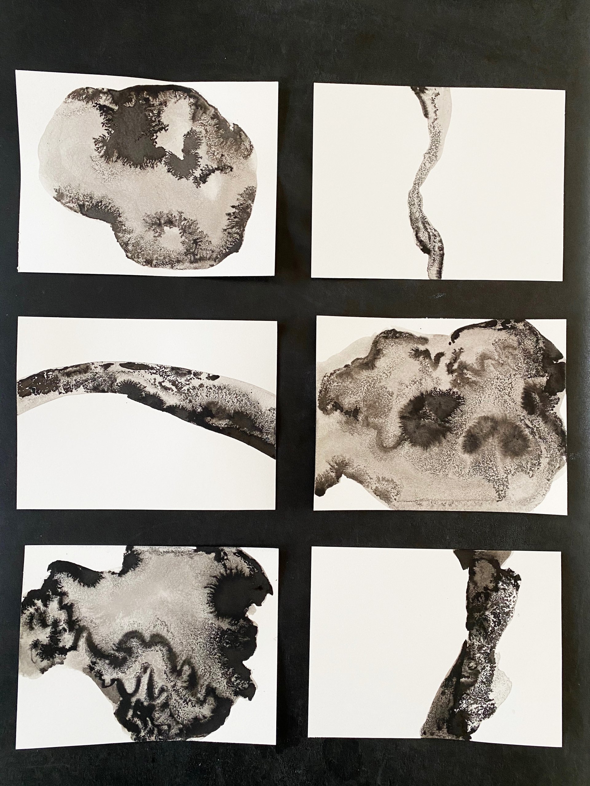 ink blobs 14x18
