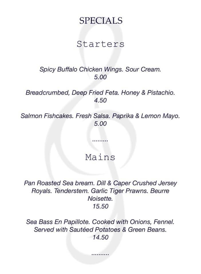 Pub Menu | The Granary