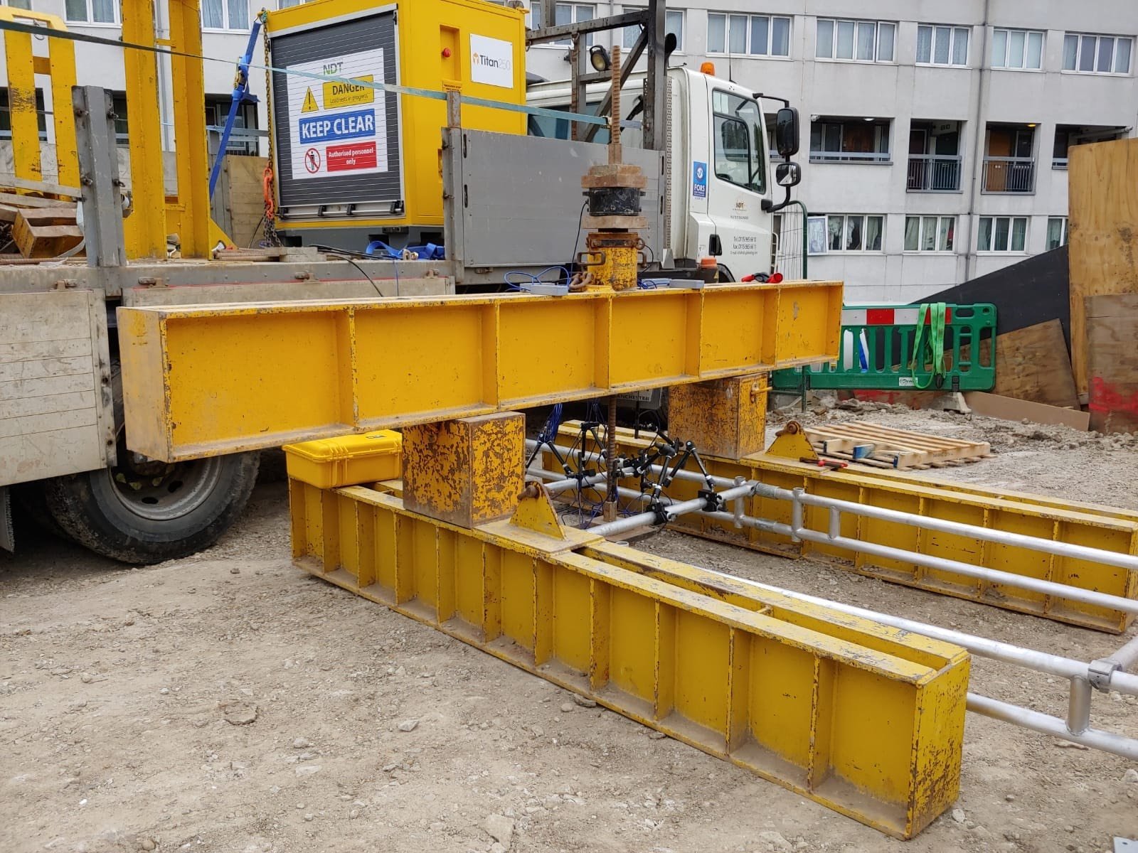 Gallery of UK pile and dynamic load tests by NDT Services Ltd in Nottingham