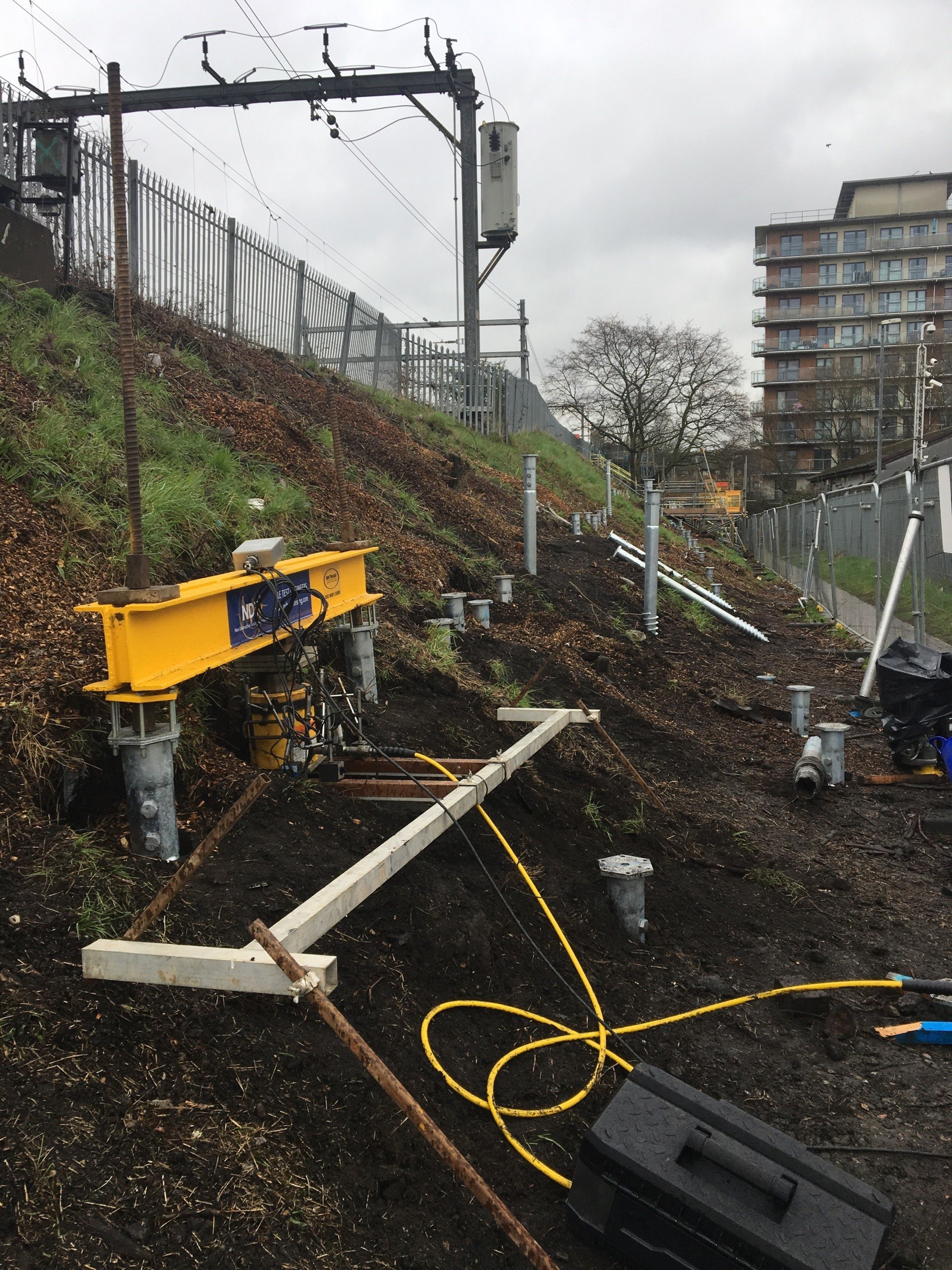 Gallery of UK pile and dynamic load tests by NDT Services Ltd in Nottingham