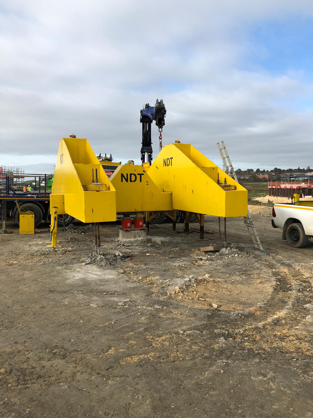 Gallery of UK pile and dynamic load tests by NDT Services Ltd in Nottingham