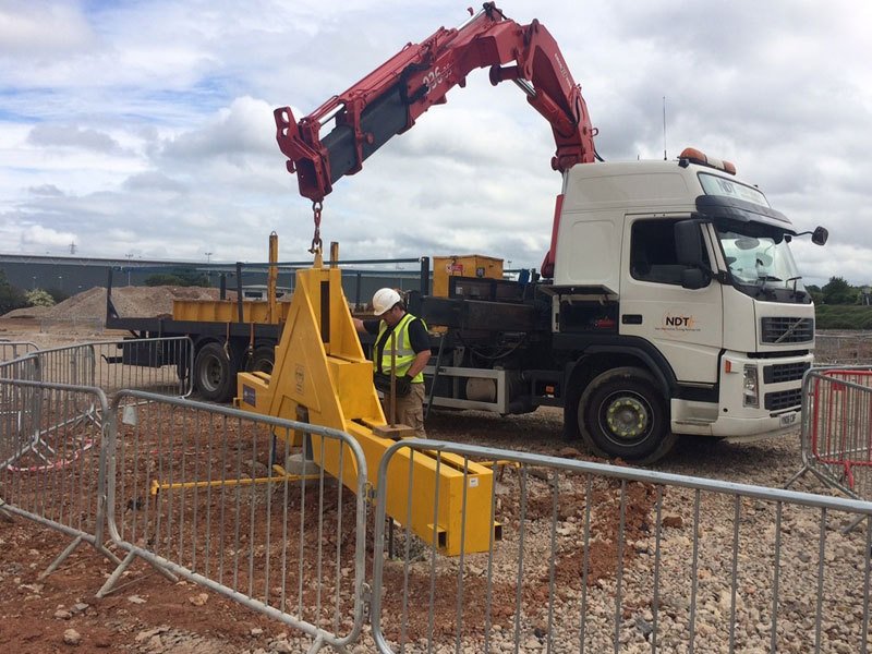 Static pile load testing throughout the UK with NDT Services Ltd in ...