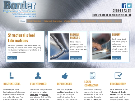 Steel fabrications from Border Engineering and Fabrication in Ludlow