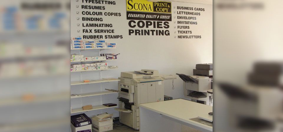 Copy Centre in Edmonton and surroundings | Scona Print & Copy
