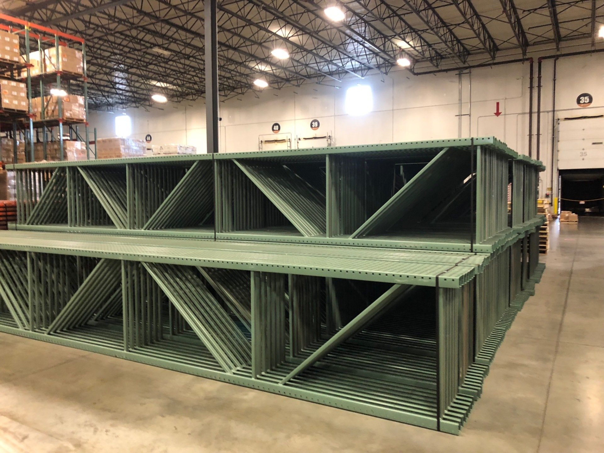 Tear Drop Pallet Racks | Used Conveyors | Warehouse Equipment ...