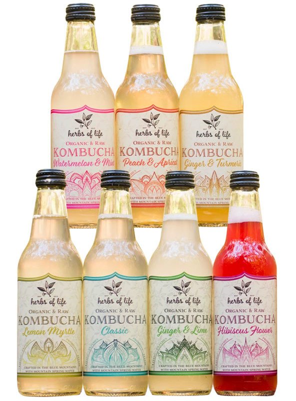 Kombucha - Sparkling prebiotic drink