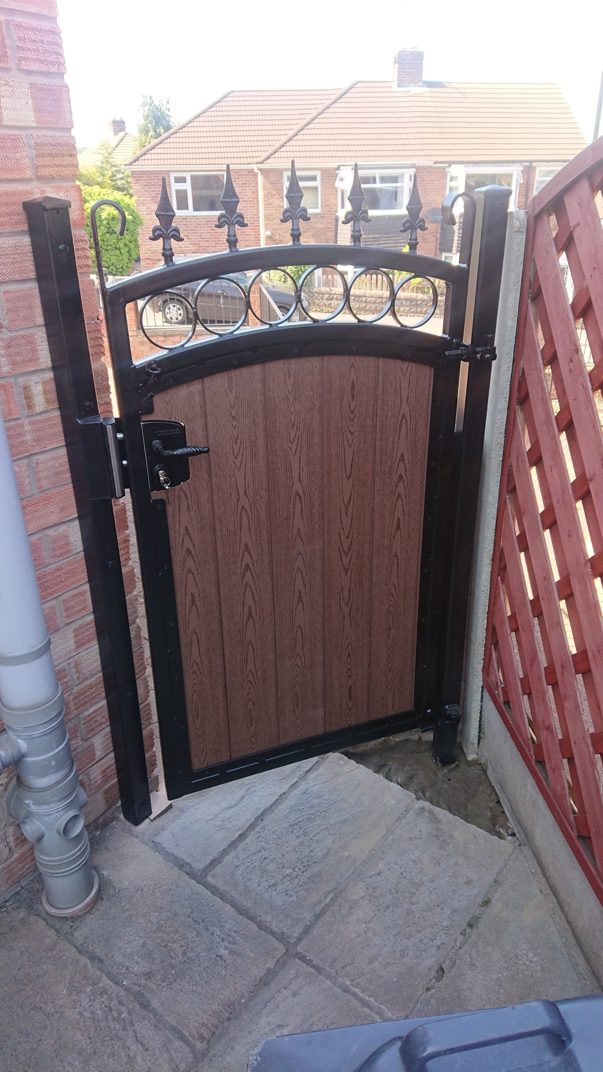 Beautiful wrought iron garden gates and railing installations in South ...