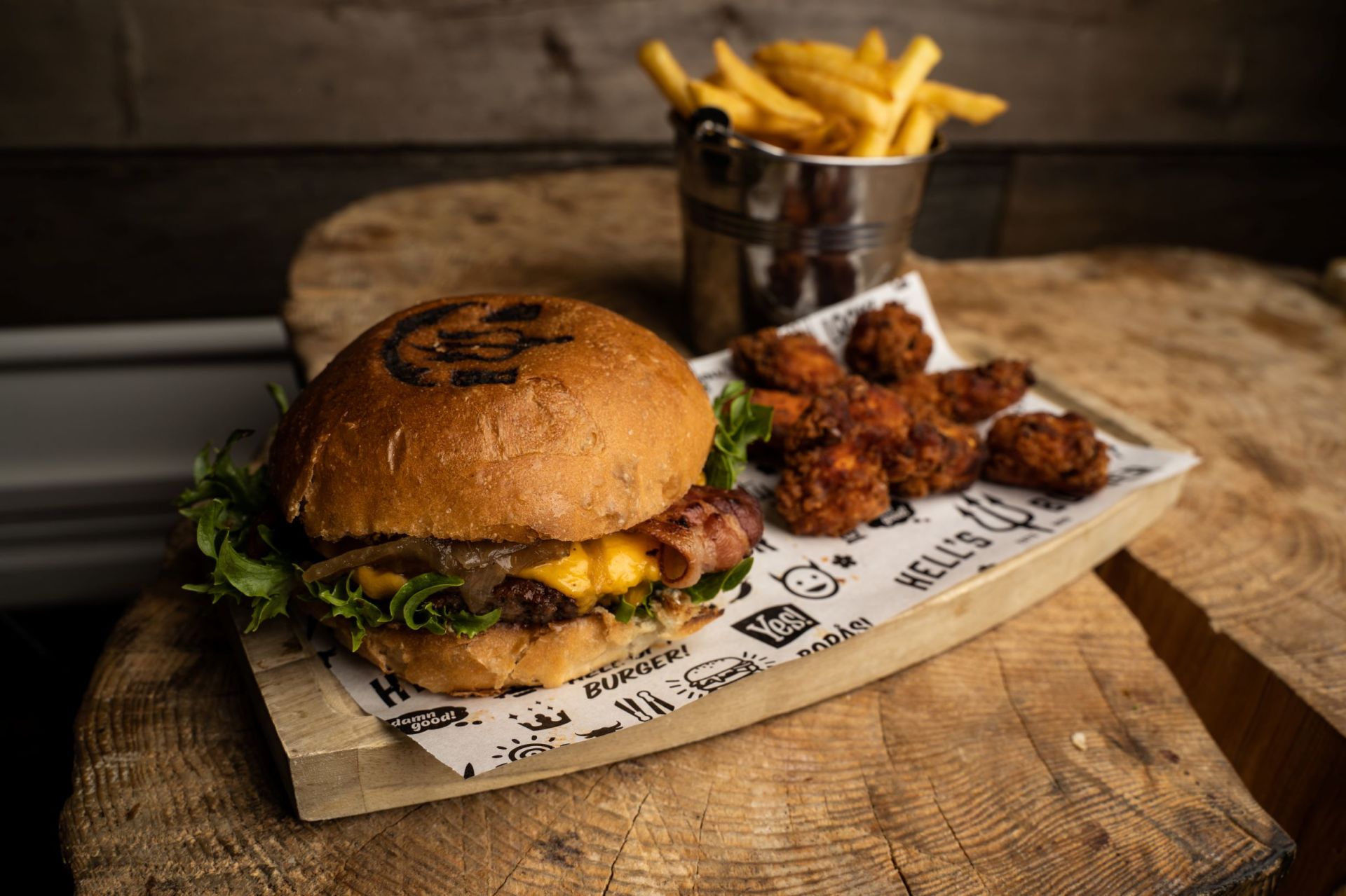 Hell´s Burger - Varberg - Meny