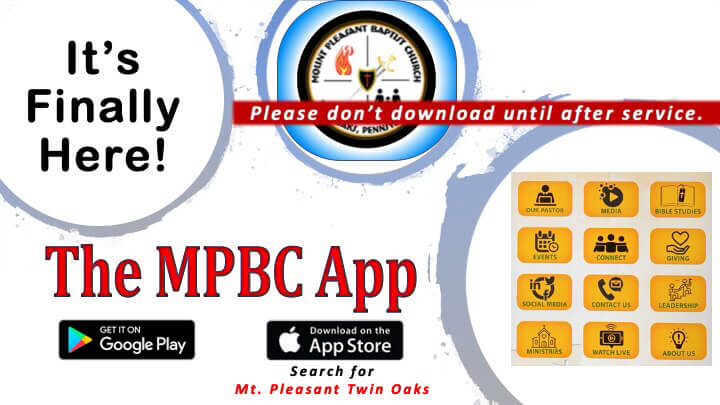 Events | Mount Pleasant Baptist Church