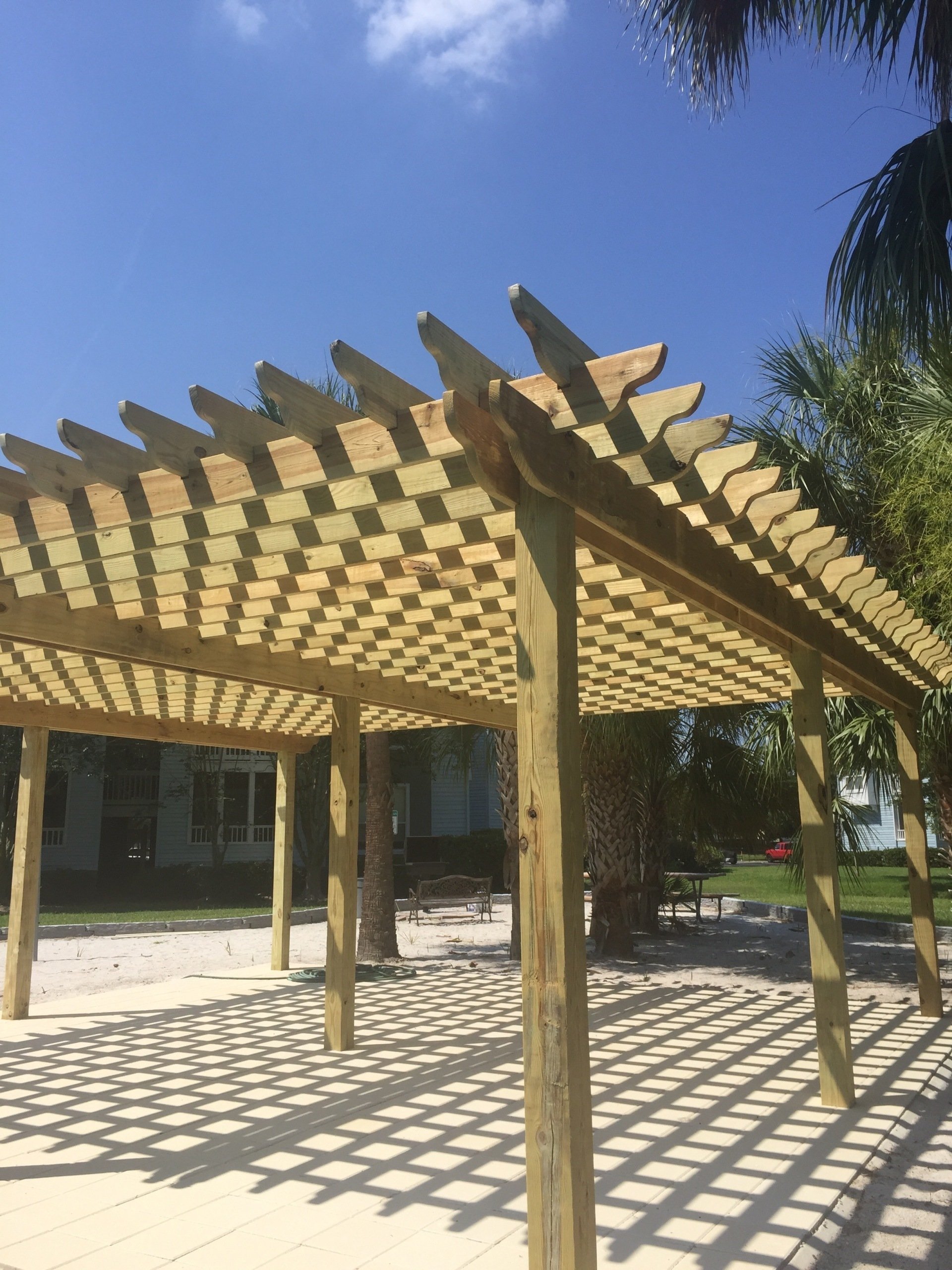 Pergola on the Sand | My Florida Pergolas