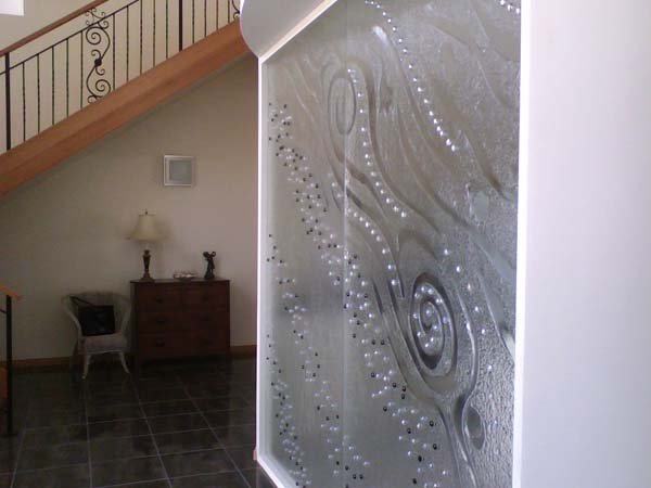 Slumped Textural Glass in Sydney | Spectrum Art Glass