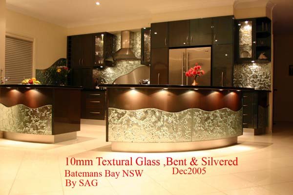Slumped Textural Glass in Sydney | Spectrum Art Glass
