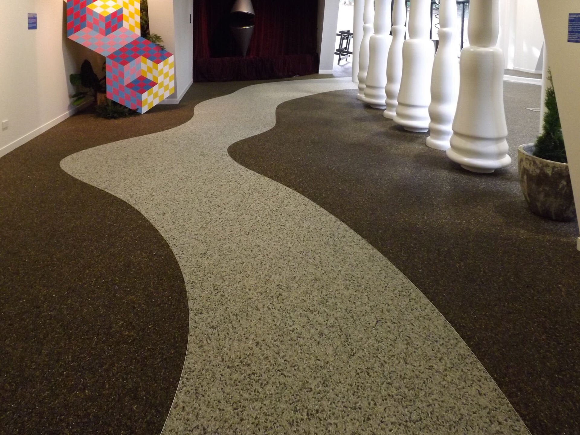 Natural Stone Carpet | Coloured Concrete Alternatives | Floors designed ...